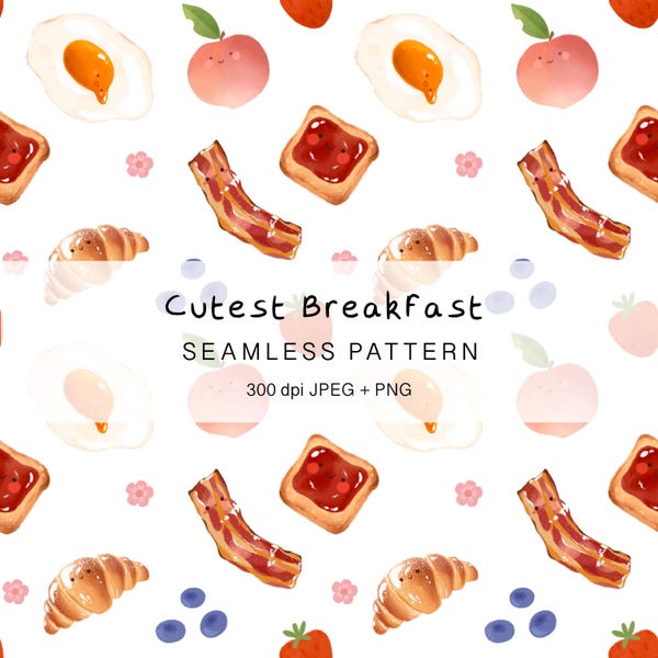 Kawaii Breakfast - Etsy