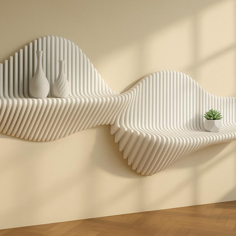 Wavy Shelf - Etsy