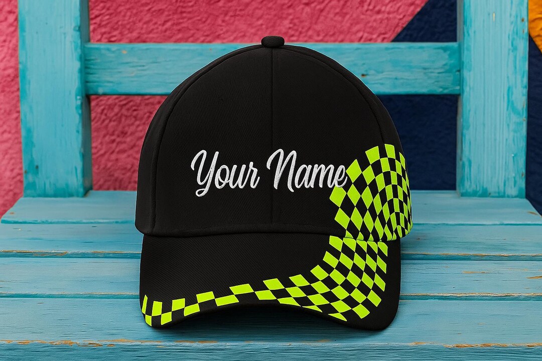 Custom Embroidered Text/logo Grand Prix Cap, Personalised Formula 1 ...