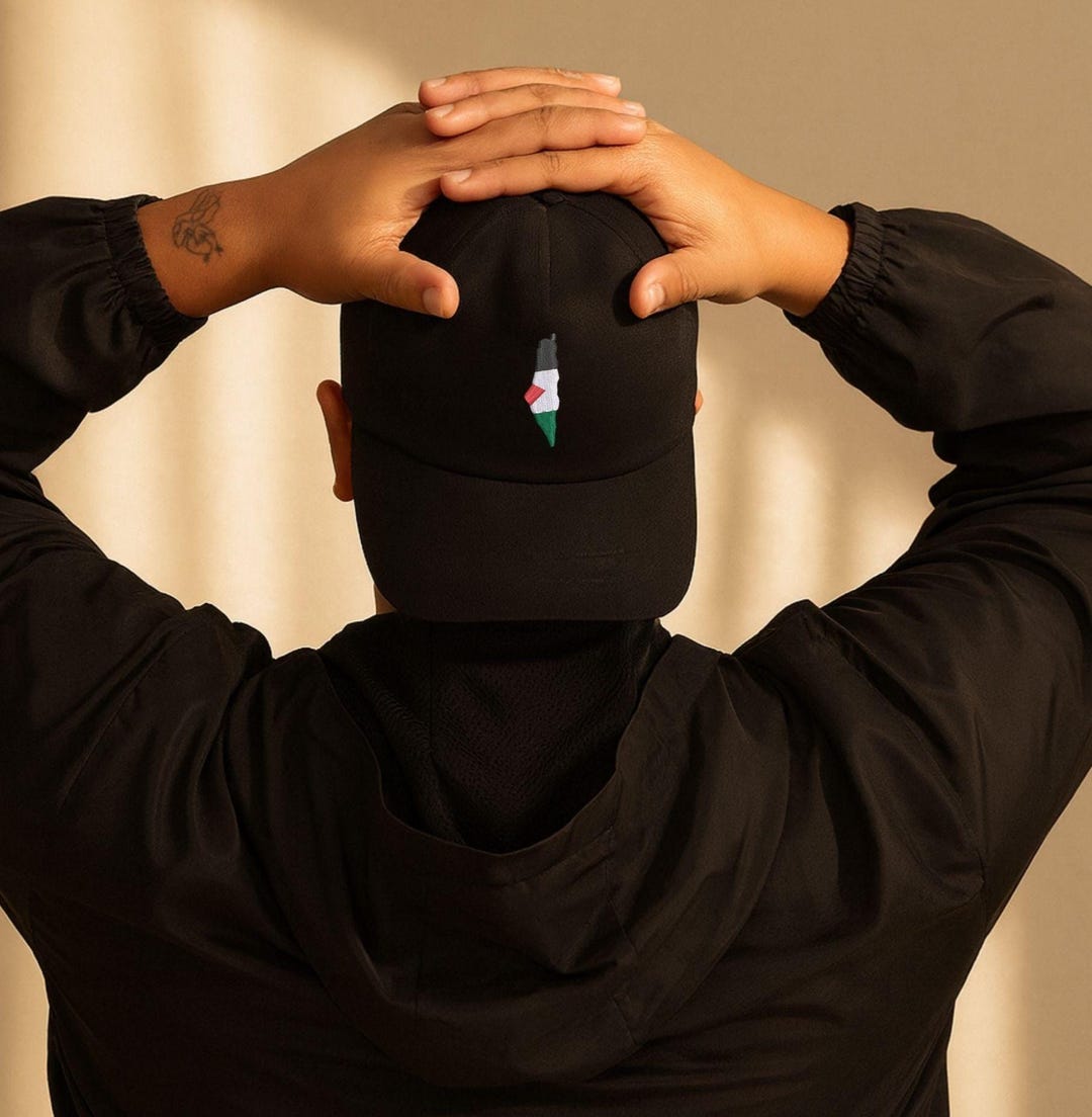 Palestine Map Embroidered Hat, Palestine Flag Cap, Palestine Solidarity ...