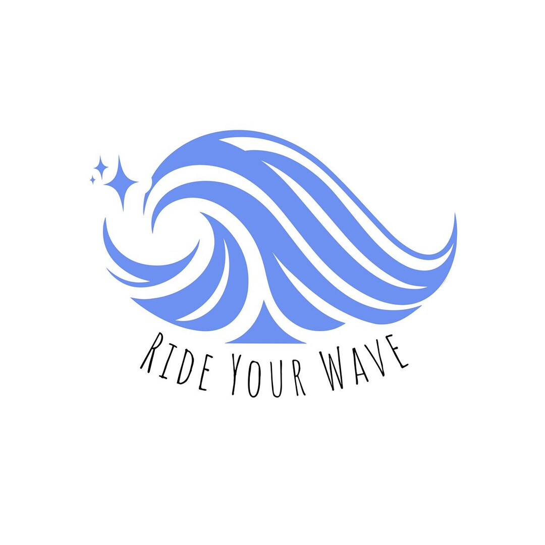 Ride Your Wave Vinyl Sticker | Ocean Wave Decal | Positive Vibes ...