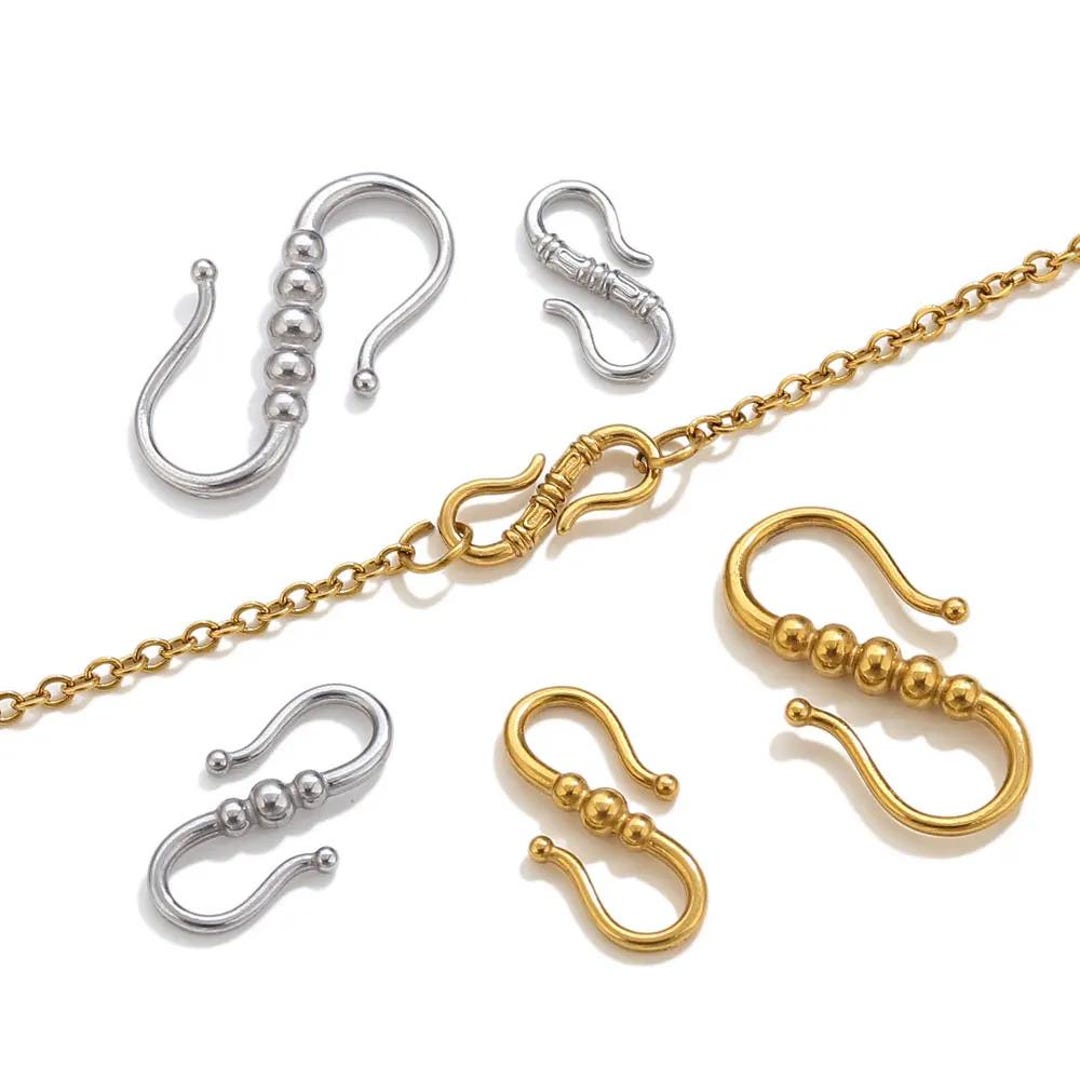 Stainless Steel S-clasps, Hook Connectors, DIY Jewelry Findings (6pcs ...
