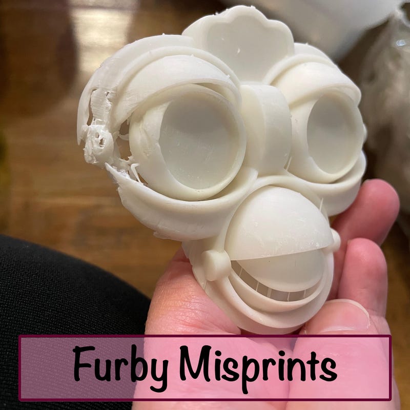 Furby Face Plate - Etsy