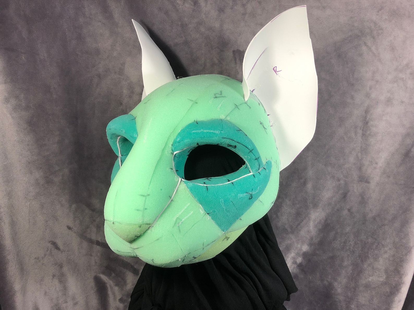 Feline Fursuit Head Base Pattern instant Downloadable PDF Crafting ...