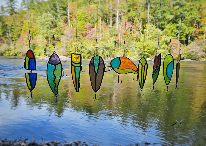 Stained Glass Fishing Lure. - Etsy