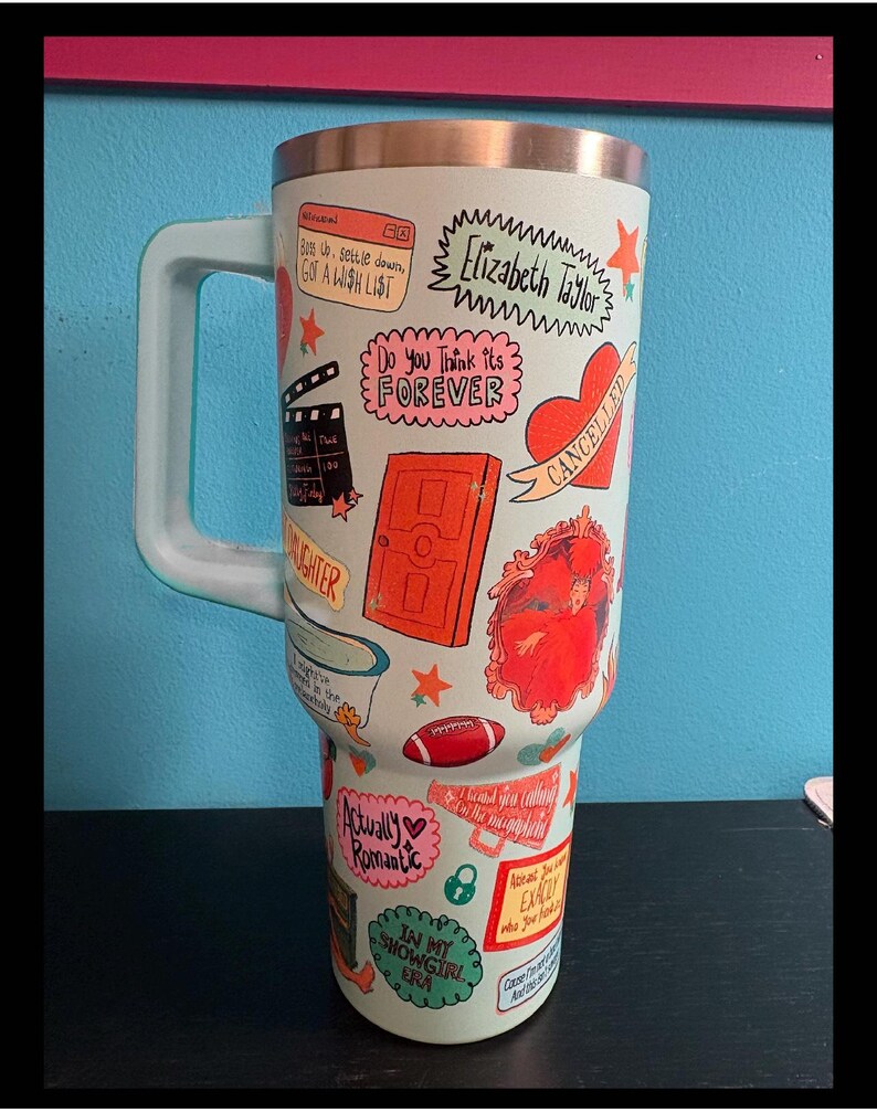 Showgirl Life Inspired 40oz Tumbler Cup | Showgirl Travel Mug | Eldest ...