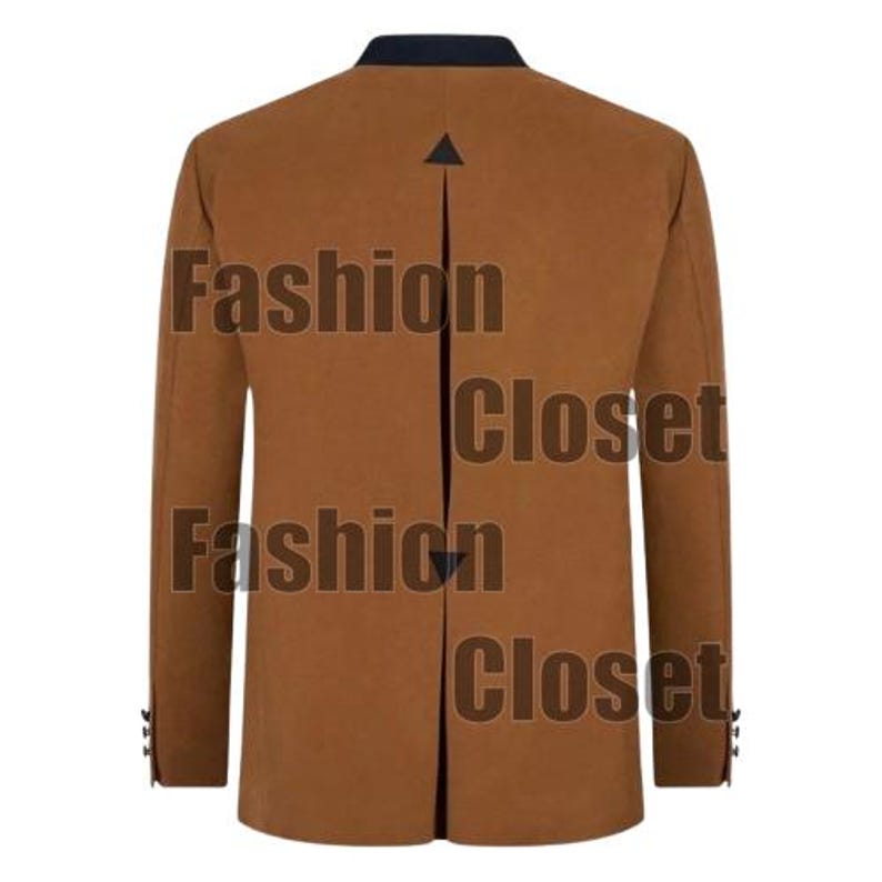 Men's Brown German Bavarian Jacket | Tyrol Loden Austrian Wool Jacket ...