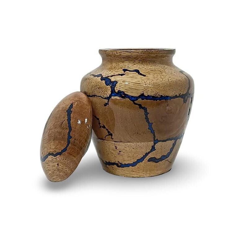 Handmade Pet Memorial Urn With Custom Engraving, Decorative Memorials ...