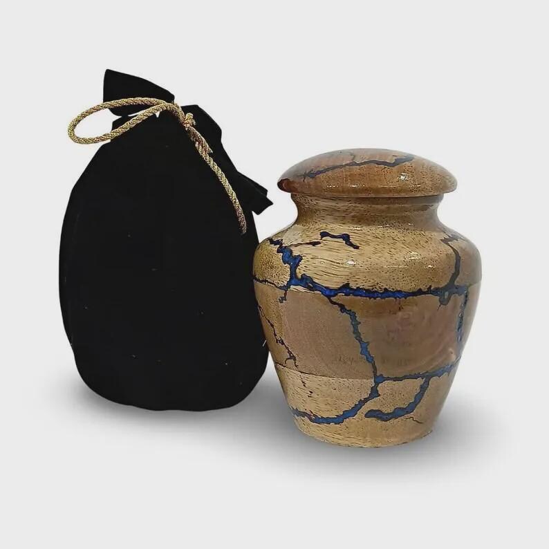 Handmade Pet Memorial Urn With Custom Engraving, Decorative Memorials ...