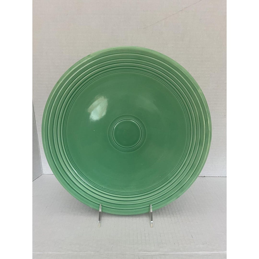 Vintage Green Fiesta Fiestaware Chop (serving) Plate 13" - Etsy