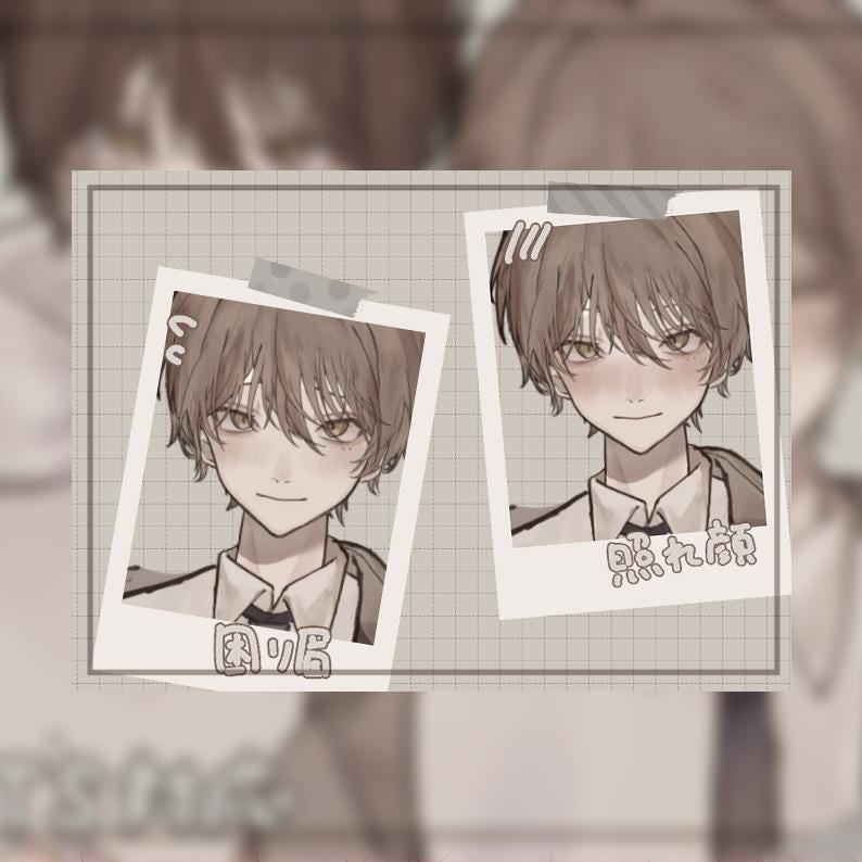Soft Boy Vtuber Model | Ren & Haru – Duo Vtuber Premade Live2d Avatar ...