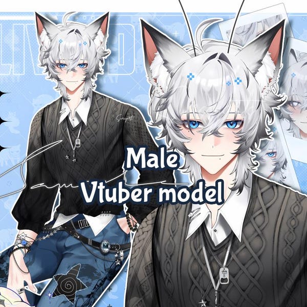 Free Vtuber Male Models - Etsy