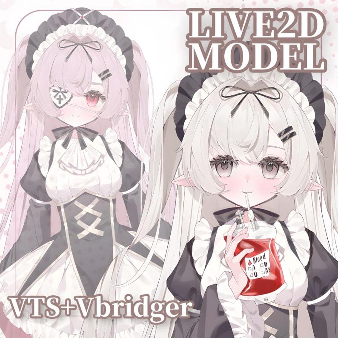 Vampire Vtuber Model: Ready-to-use for Streaming (vtube Studio .moc3 ...