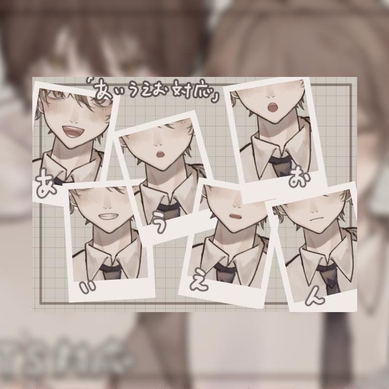 Soft Boy Vtuber Model | Ren & Haru – Duo Vtuber Premade Live2d Avatar ...