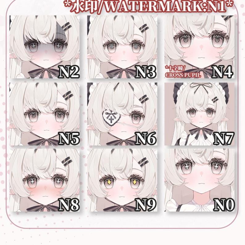 Vampire Vtuber Model: Ready-to-use for Streaming (vtube Studio .moc3 ...