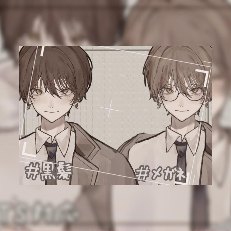 Soft Boy Vtuber Model | Ren & Haru – Duo Vtuber Premade Live2d Avatar ...