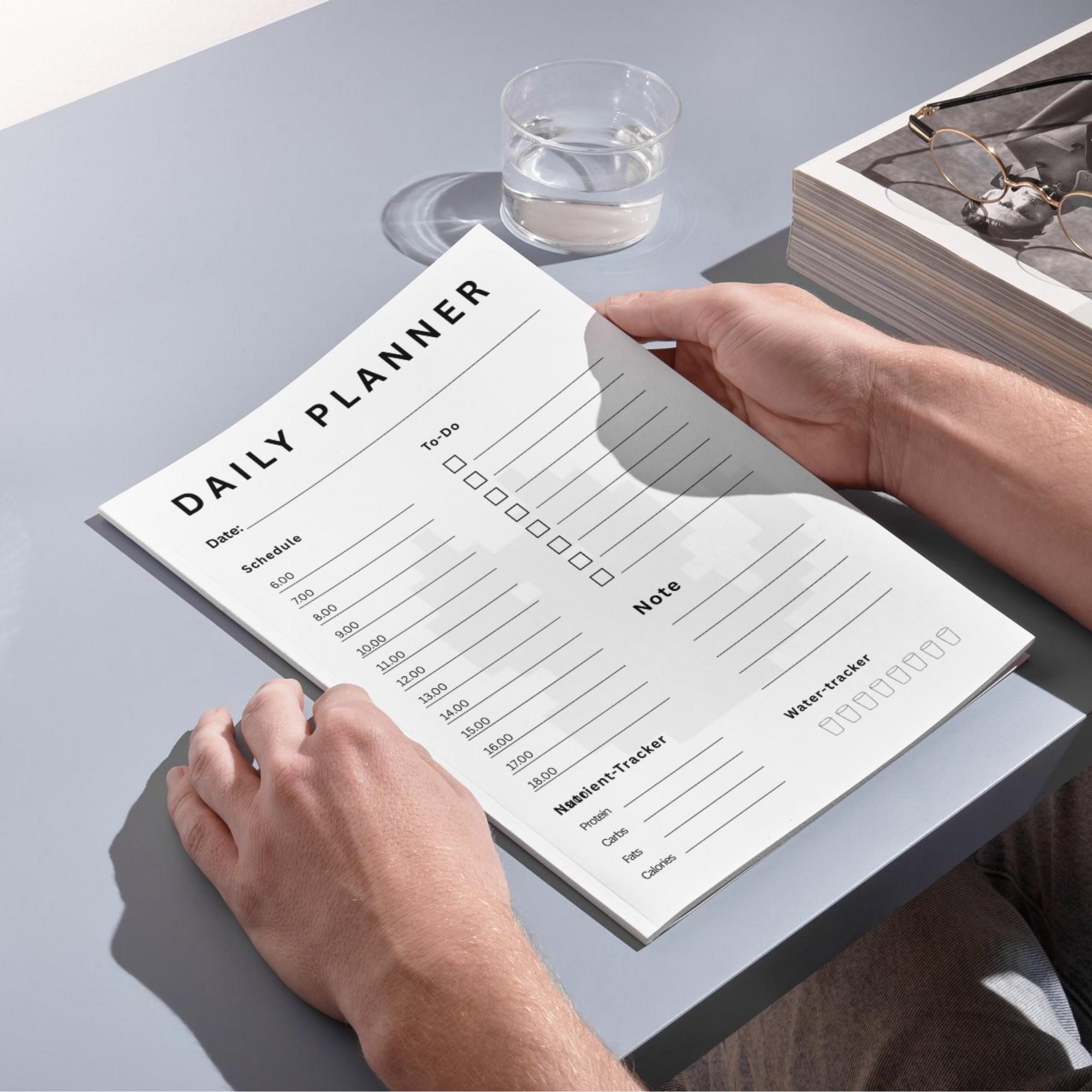 Pixel Cat Daily Planner | Pixel Style Printable PDF | Schedule, To-do ...