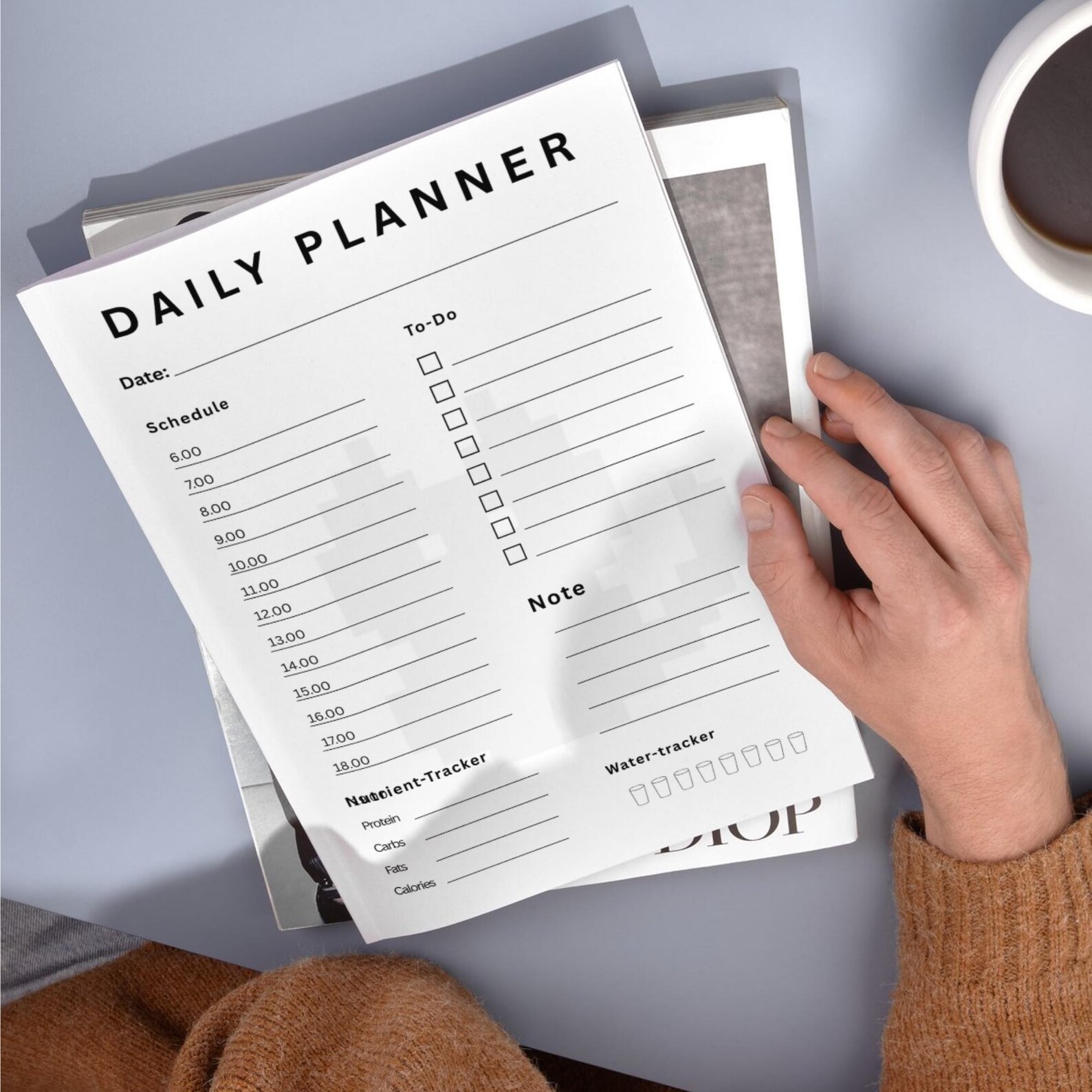 Pixel Cat Daily Planner | Pixel Style Printable PDF | Schedule, To-do ...