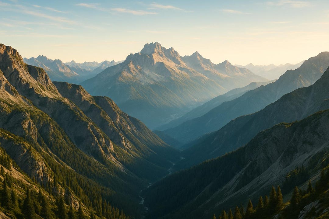 Mountain Range Digital Photo - Etsy
