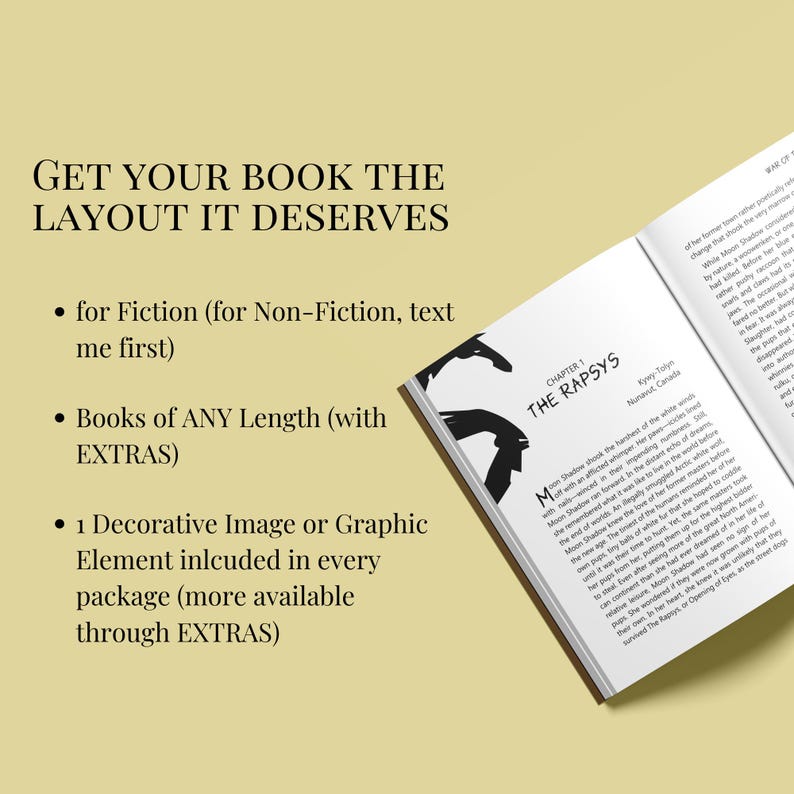 Custom Book Layout, Formatting, and Typesetting for Ebooks, Paperbacks ...