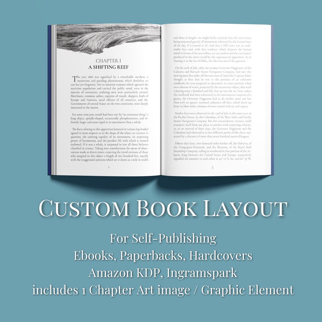 Custom Book Layout, Formatting, and Typesetting for Ebooks, Paperbacks ...