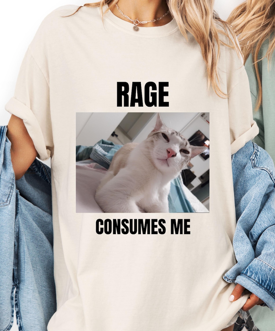 Rage Consumes Me Cat Meme Shirt, Rage is Consuming Me Cat Tshirt, Funny ...