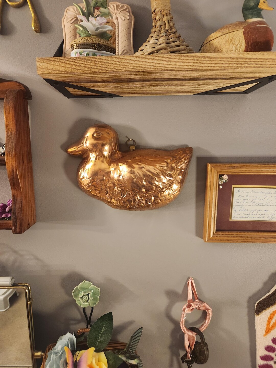 Vintage Copper Duck Jello Mold - Etsy