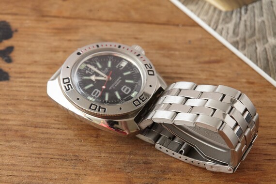 Vintage Russian Vostok Dive Amphibian watch Model 710… - Gem