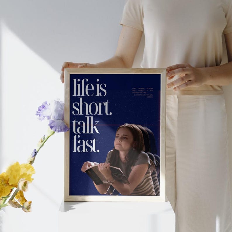Rory Gilmore Quote Poster: Gilmore Girls TV Show Print (digital ...