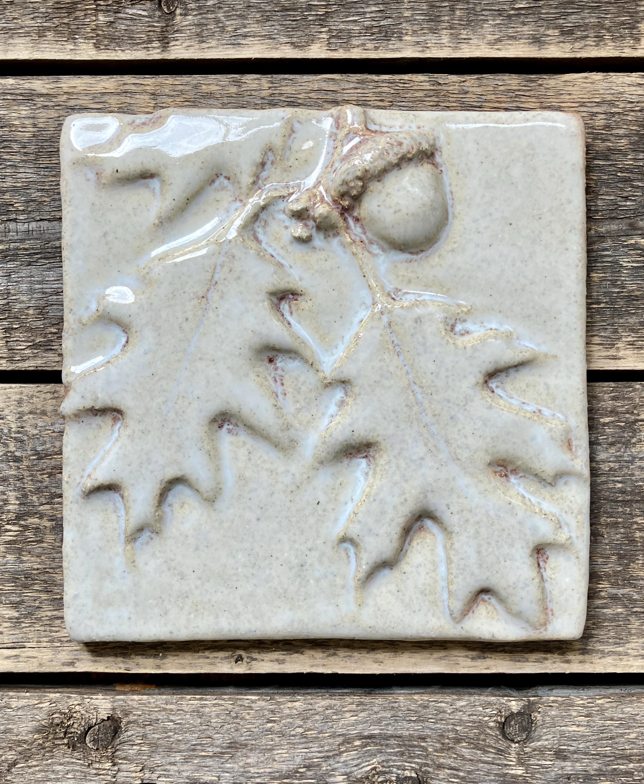6” X 6” Oak and Acorn Tile - Etsy
