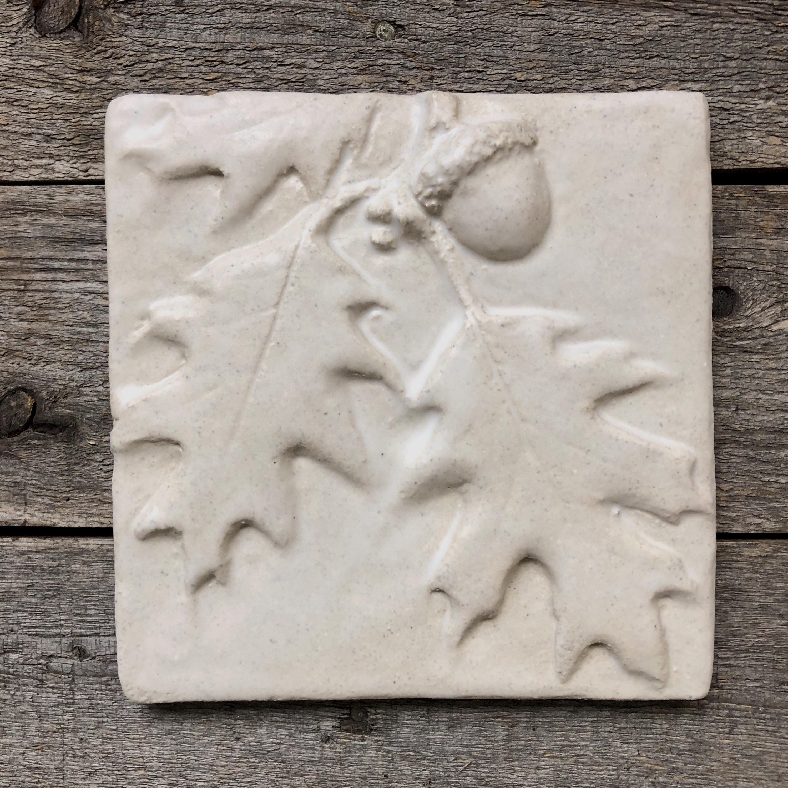 6” X 6” Oak and Acorn Tile - Etsy
