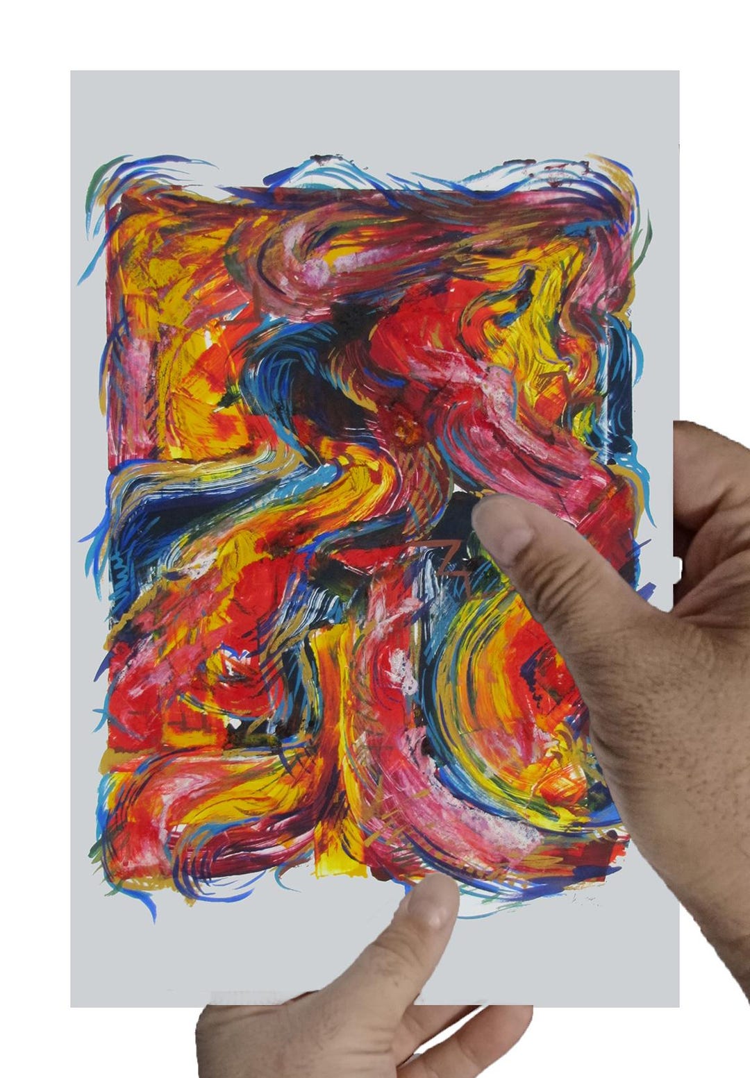 Pinky (print 11"x17") - Etsy