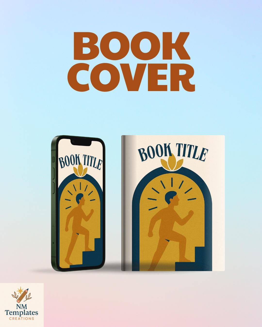 Editable 6x9 Personal Development Book Cover Template – 200 Pages ...