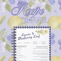 Farmhouse Recipe Sheet: Printable Recipe Page (PDF) - Etsy