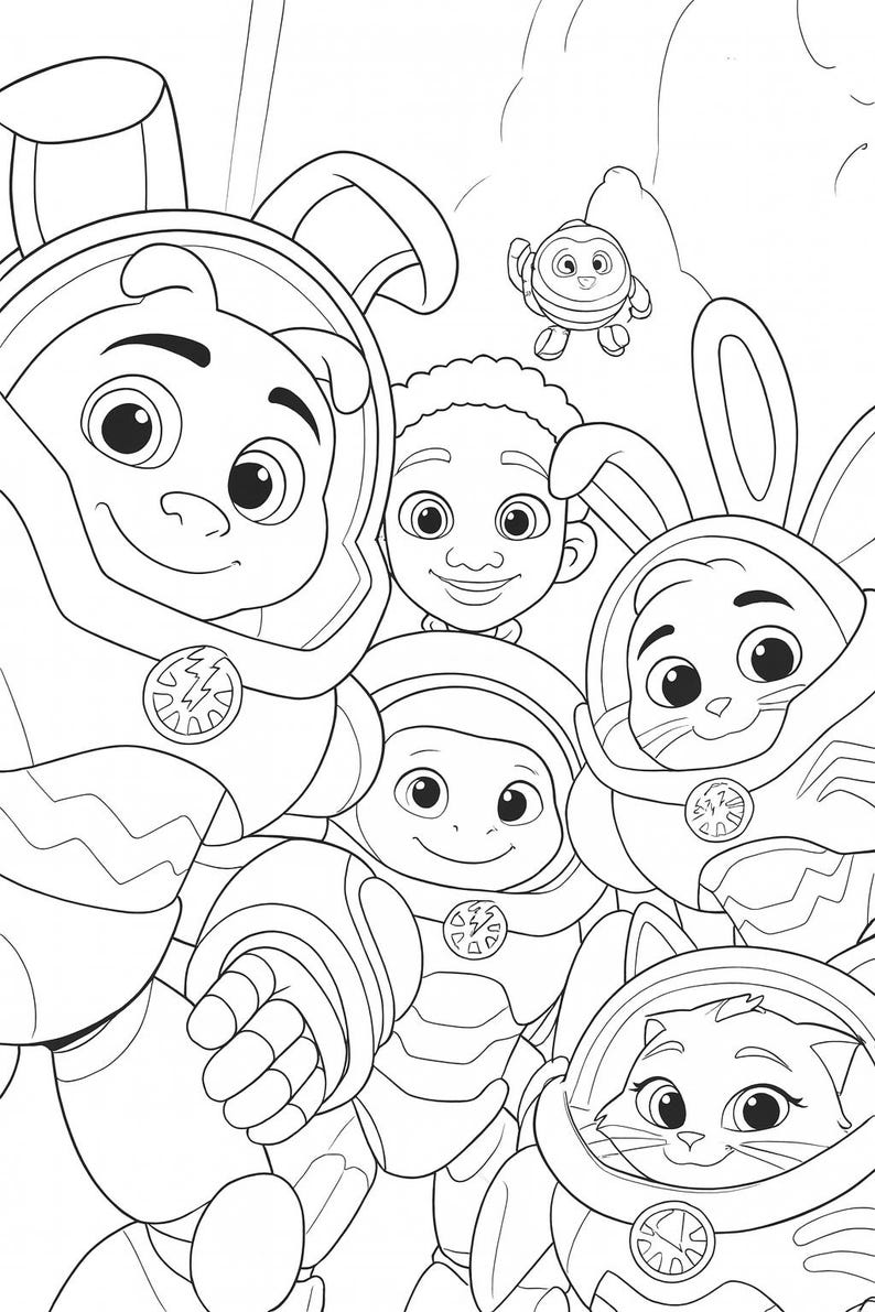 Robogobo: the Series | Coloring Book | 30 Printable A4 Coloring Pages ...