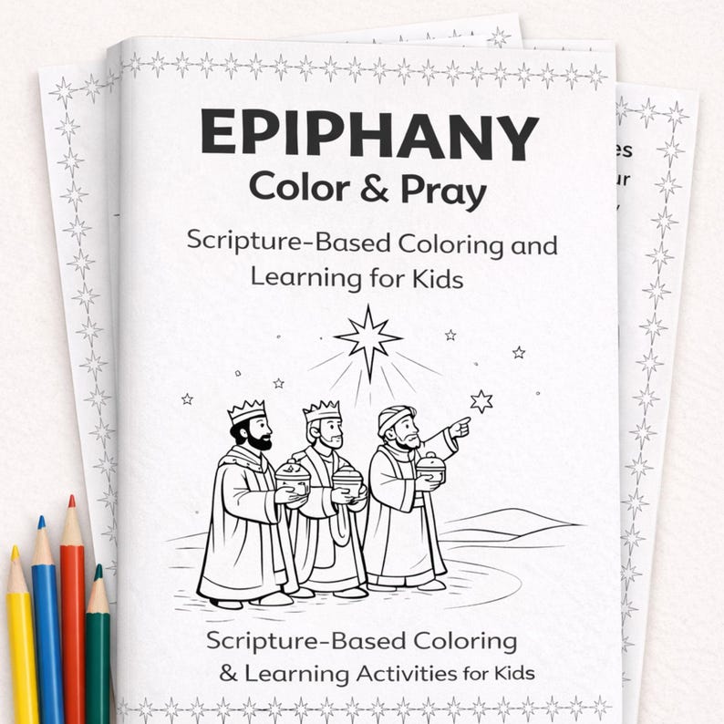 Epiphany Printable PDF | Christian Color, Pray and Learn Activities for ...