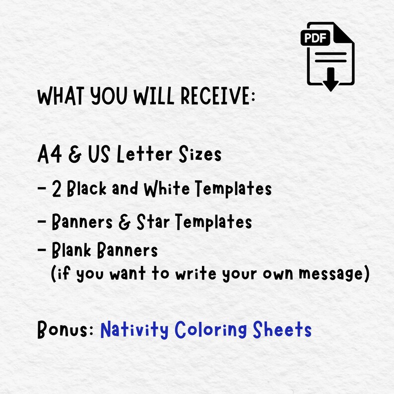 Nativity Popsicle Stick Craft | DIY Christmas Ornament PDF Templates ...