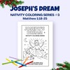 Joseph's Coat Color by Number: Printable Bible Activity Sheet (PDF ...