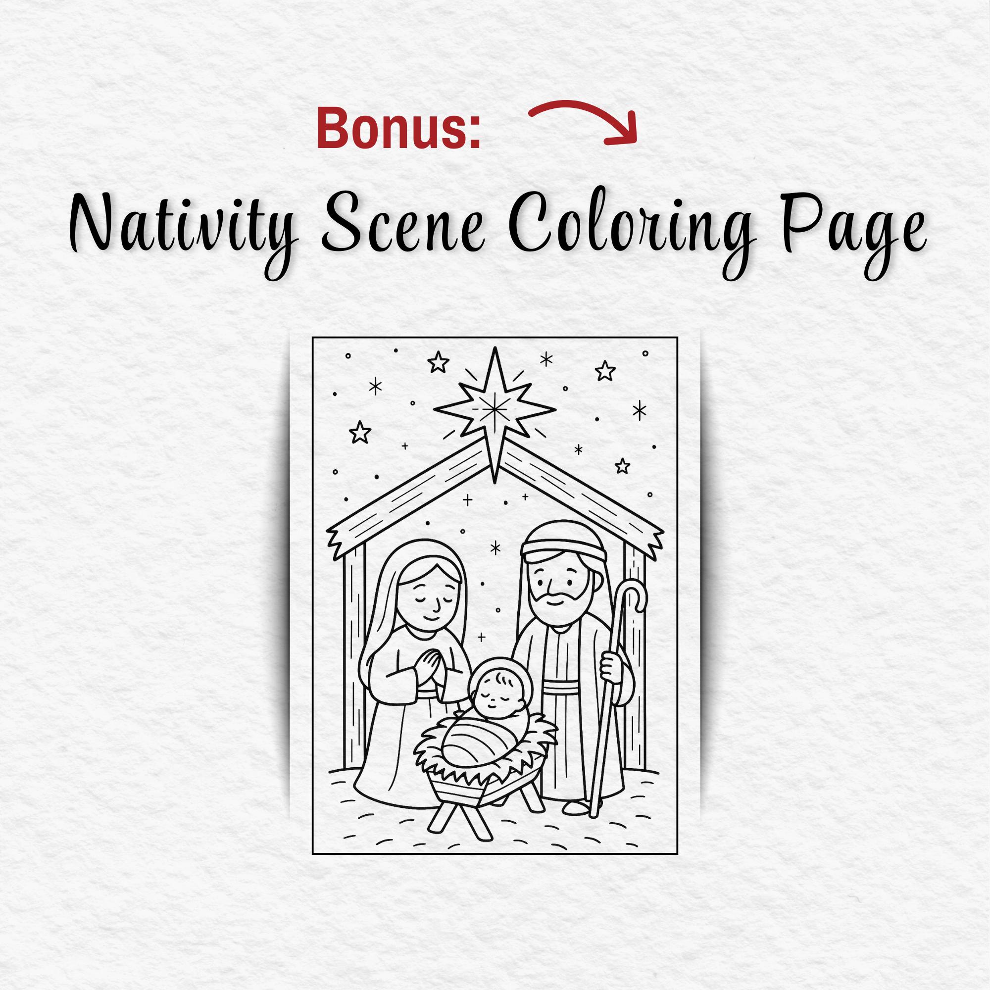 Shepherds Nativity Clipart Set | 10 Chibi Style B&W Transparent PNG ...