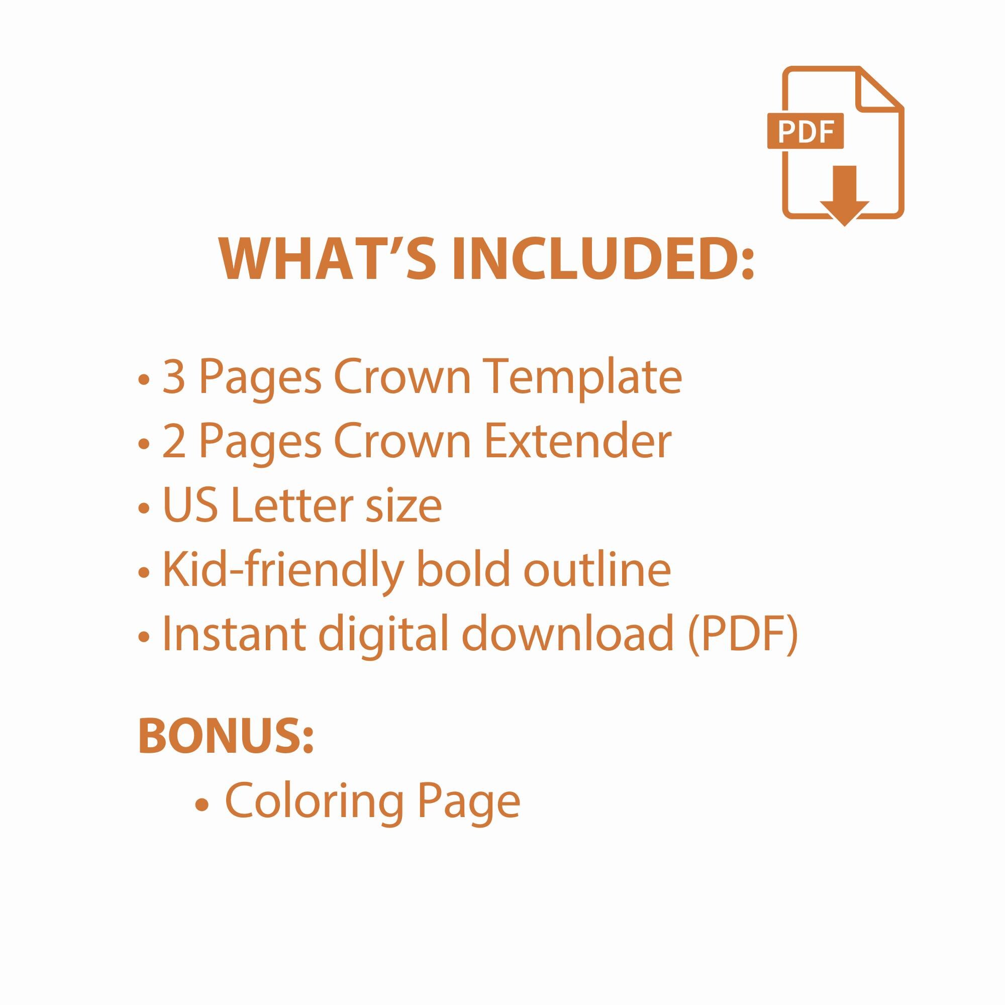 Printable Easter Crown Craft for Kids | Savior Paper Crown Template ...
