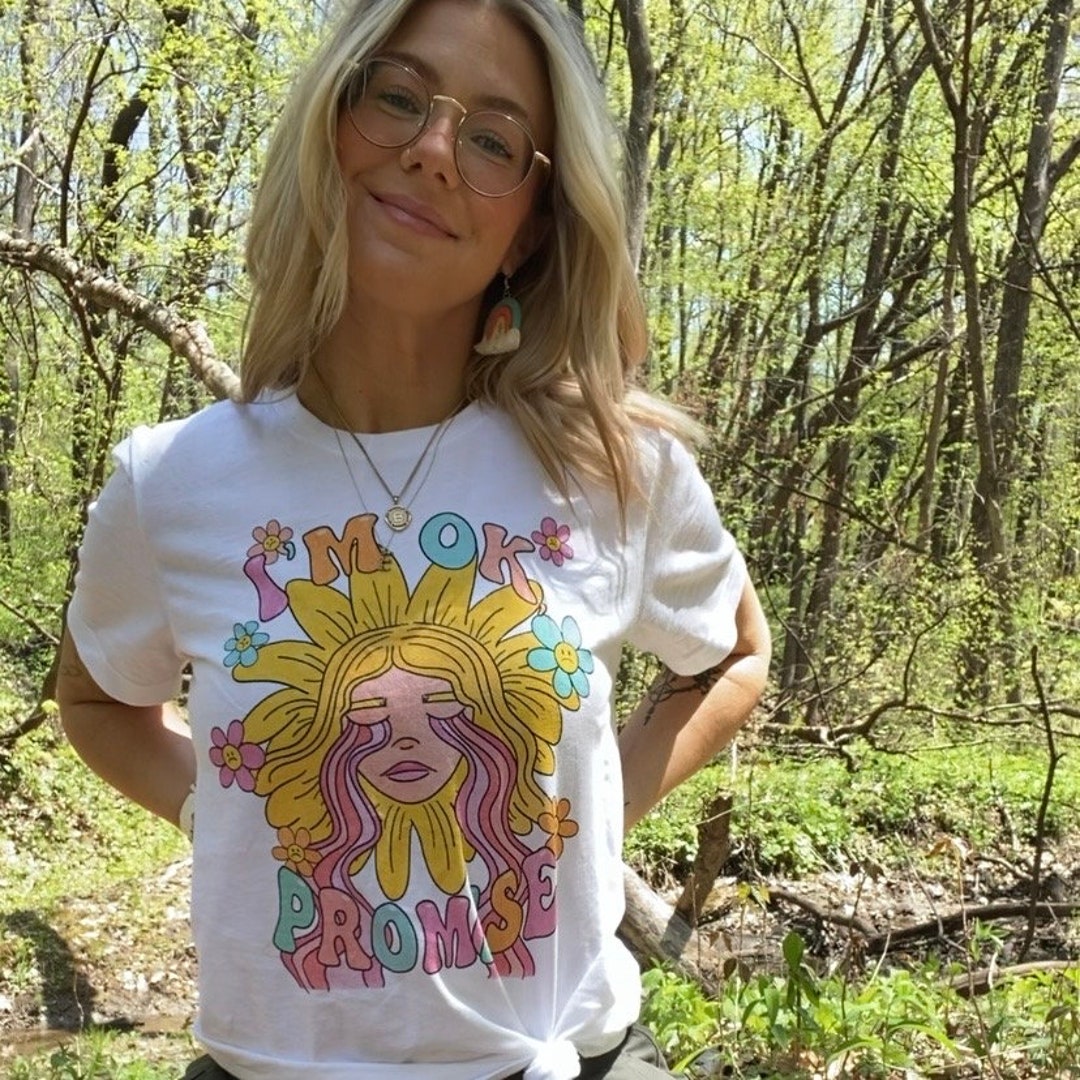 I’m OK Promise Crying Flower Girl Unisex T-shirt - Etsy