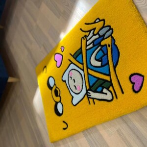 Finn and Jake Adventure Time Rug. 3d Rug Living Room, Bedroom, Playroom ...
