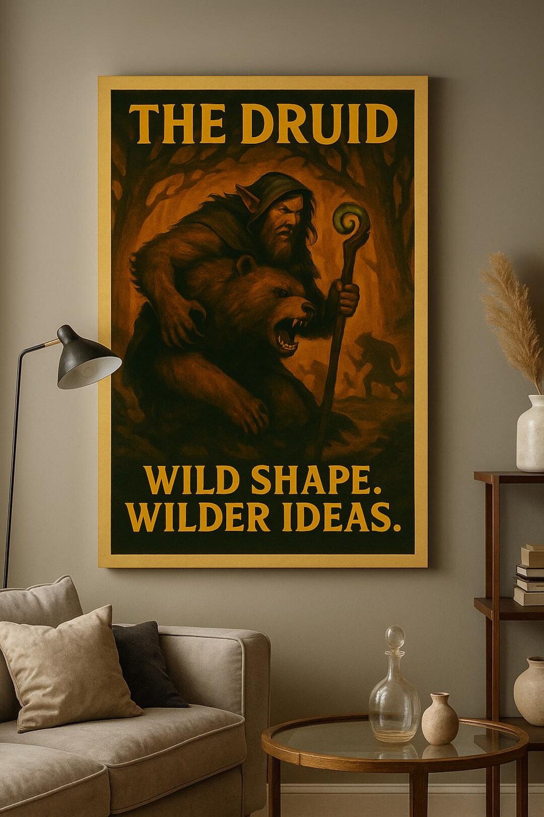 The Druid Poster | Wild Shape Wilder Ideas | Fantasy RPG Wall Art ...