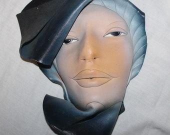 Leather Wall Mask Sculpture - Etsy