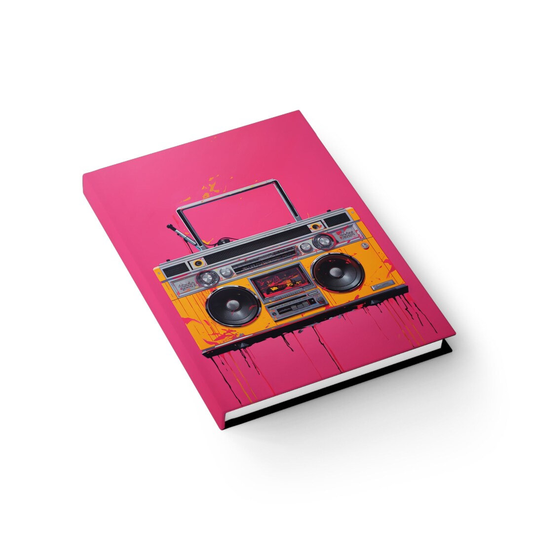 Ideas Notebook Hot Pink Blank Journal - Blank Page Hardcover Sketch ...
