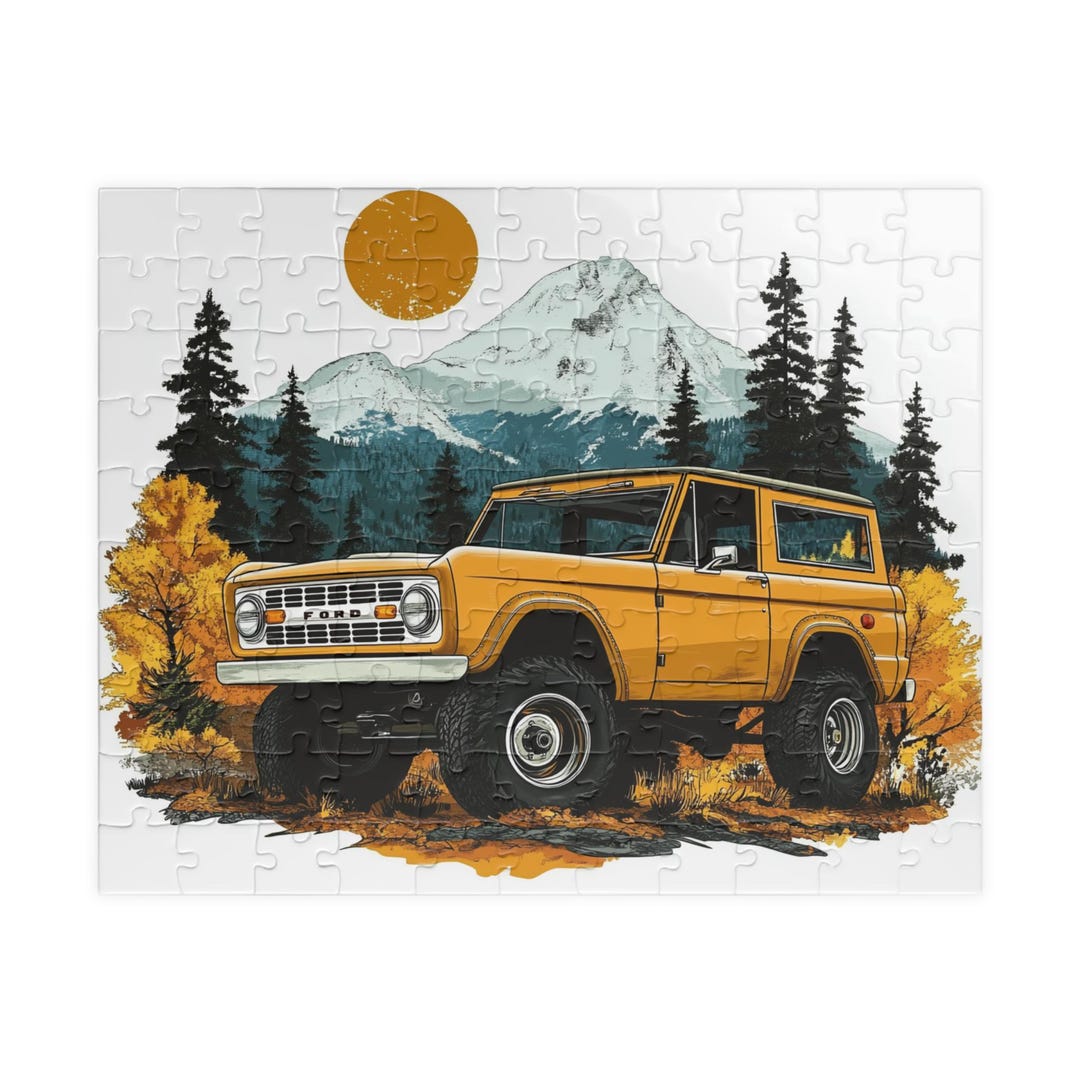 Custom Ford Bronco Puzzle: Personalized Jigsaw Game, Glossy Finish - Etsy