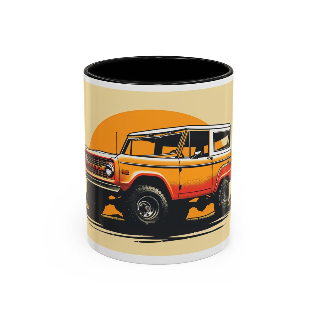 Vintage Ford Bronco Coffee Mug: Summer Gift, Ceramic Mug (11oz and 15oz ...