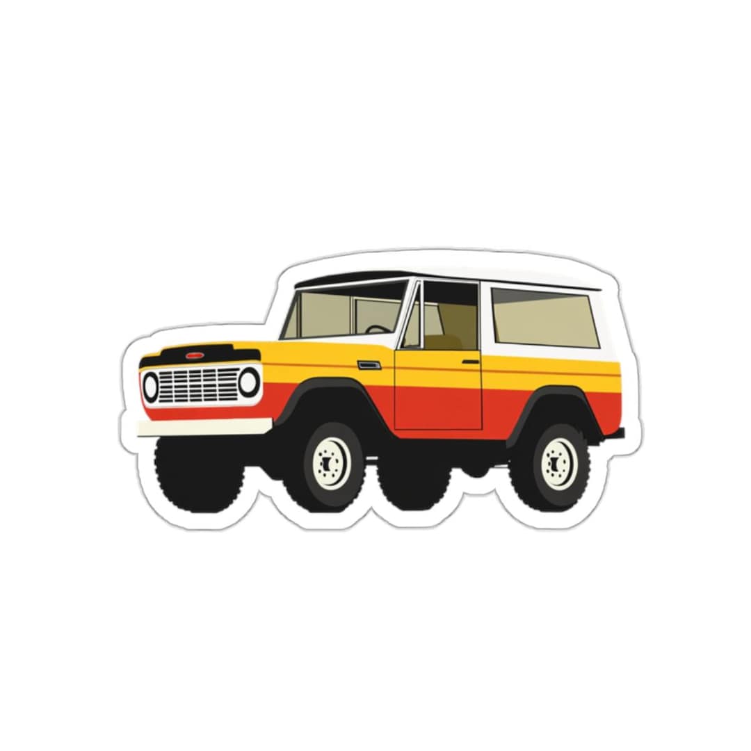 Retro International Harvester Scout Sticker, Vintage Scout II SUV ...