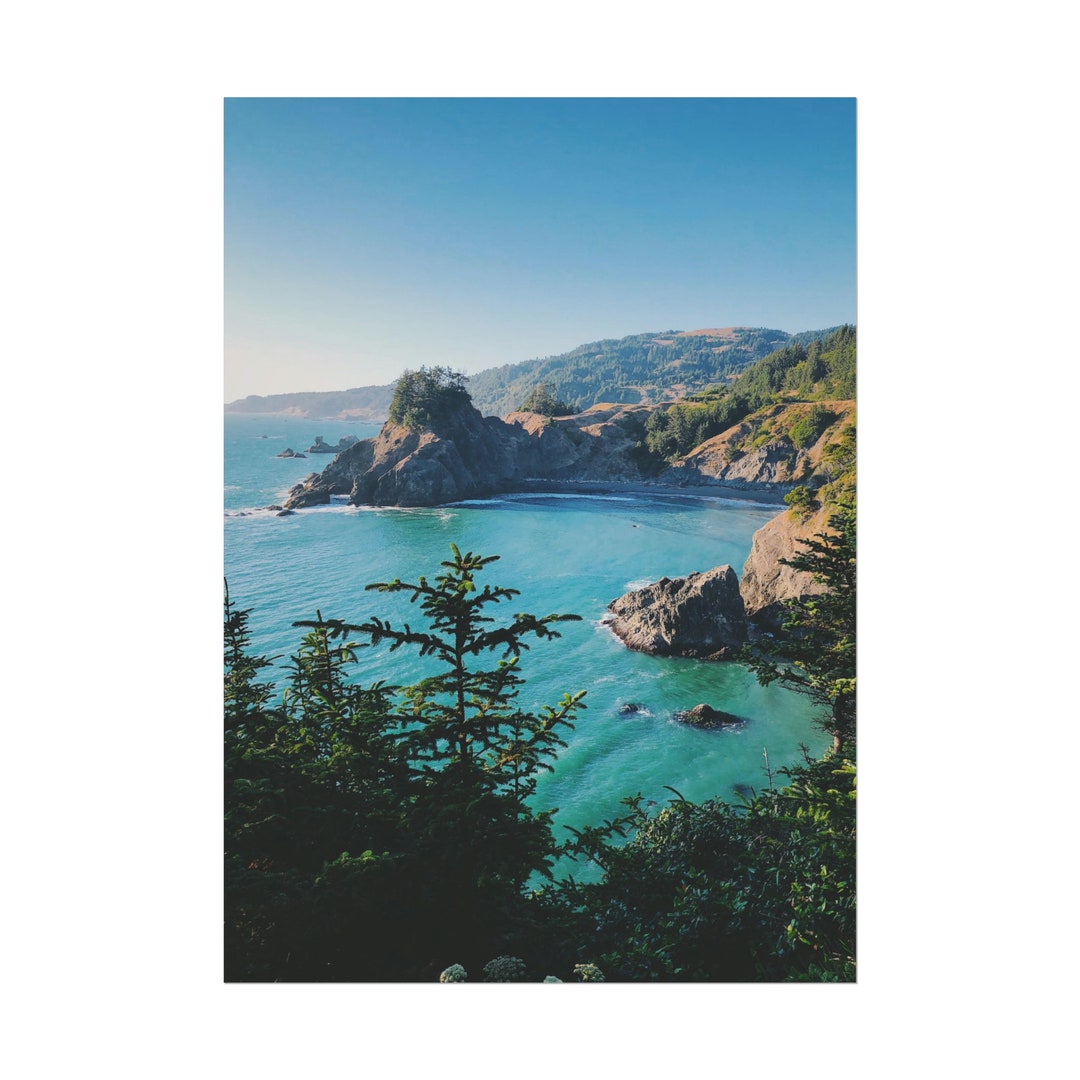Oregon Coast Photography Print: Turquoise Ocean View Wall Art - Etsy