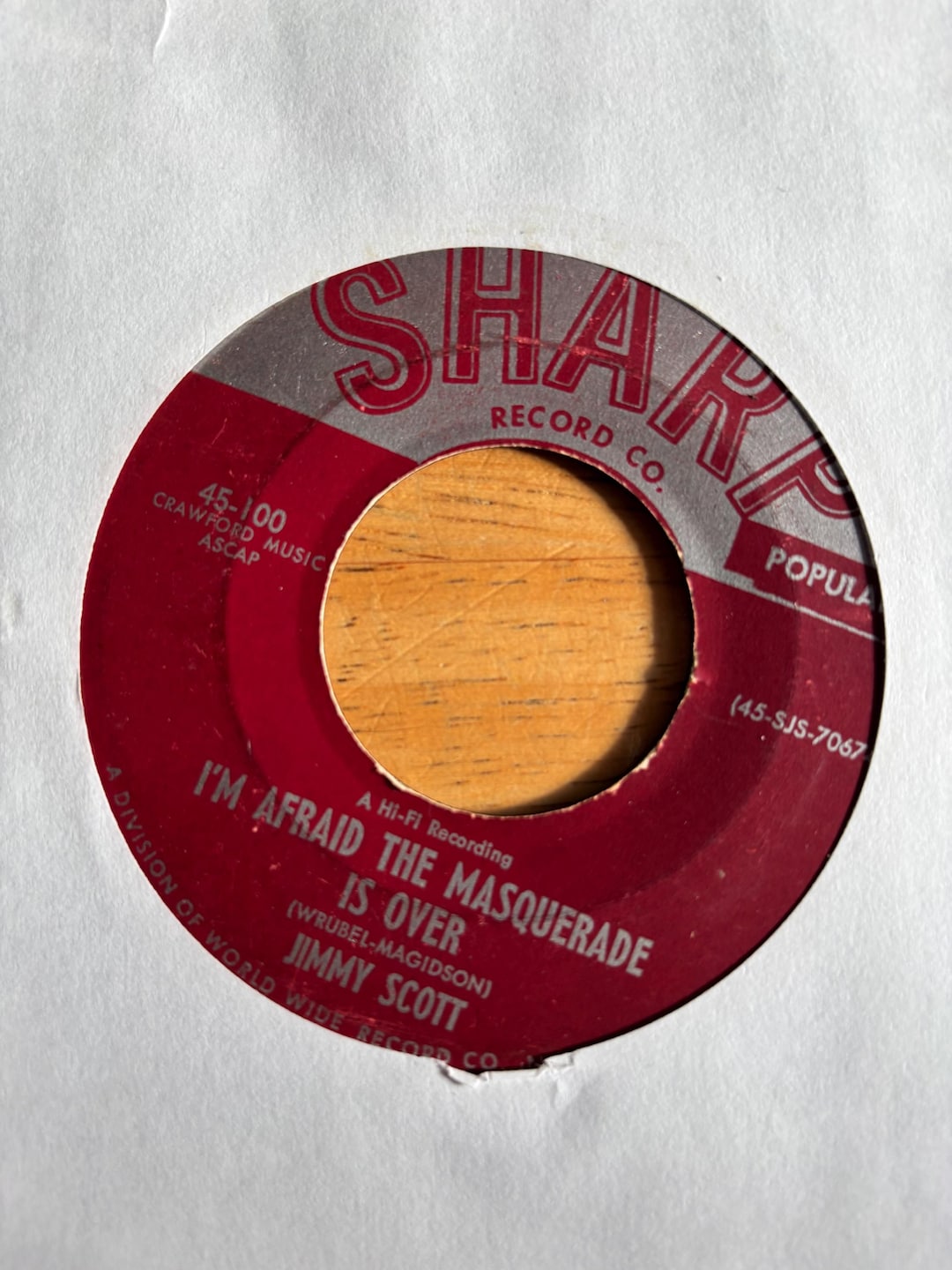 Jimmy Scott : I’m Afraid the Masquerade is Over/ What Good Would It Be ...
